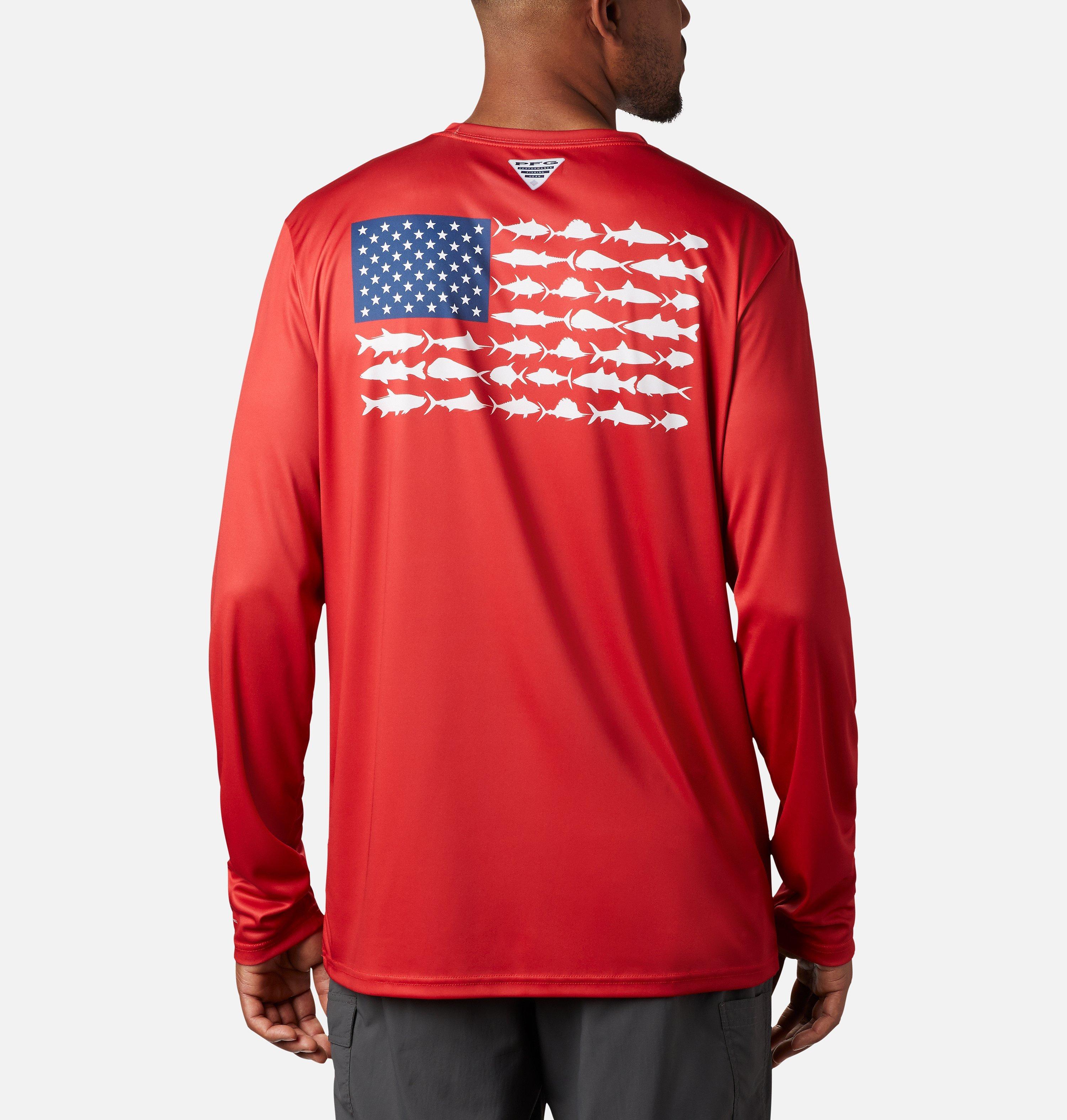 Men's Terminal Tackle PFG Fish Flag Long Sleeve Shirt | Columbia
