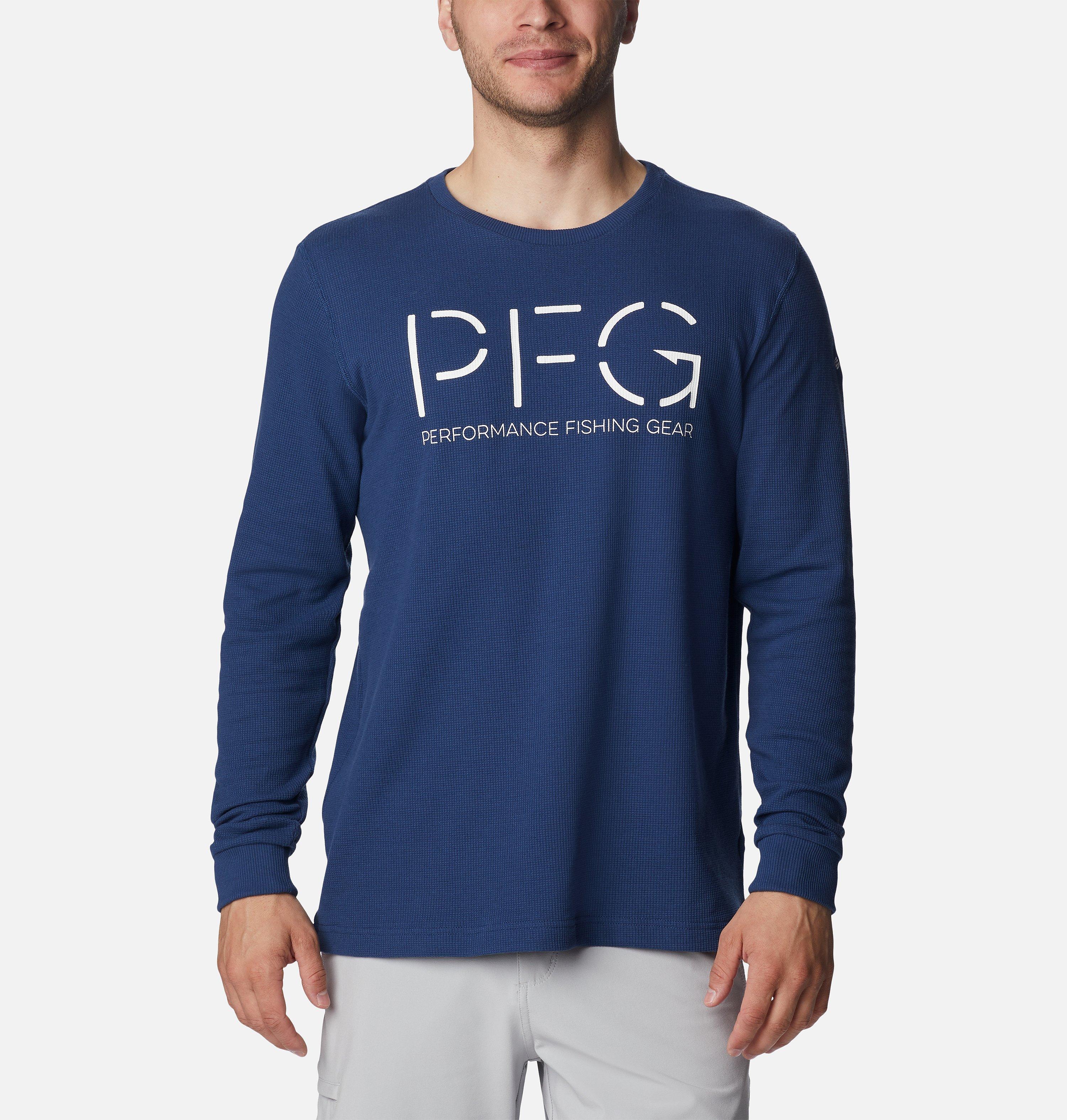 Men's PFG Utility Hook Waffle Long Sleeve Shirt