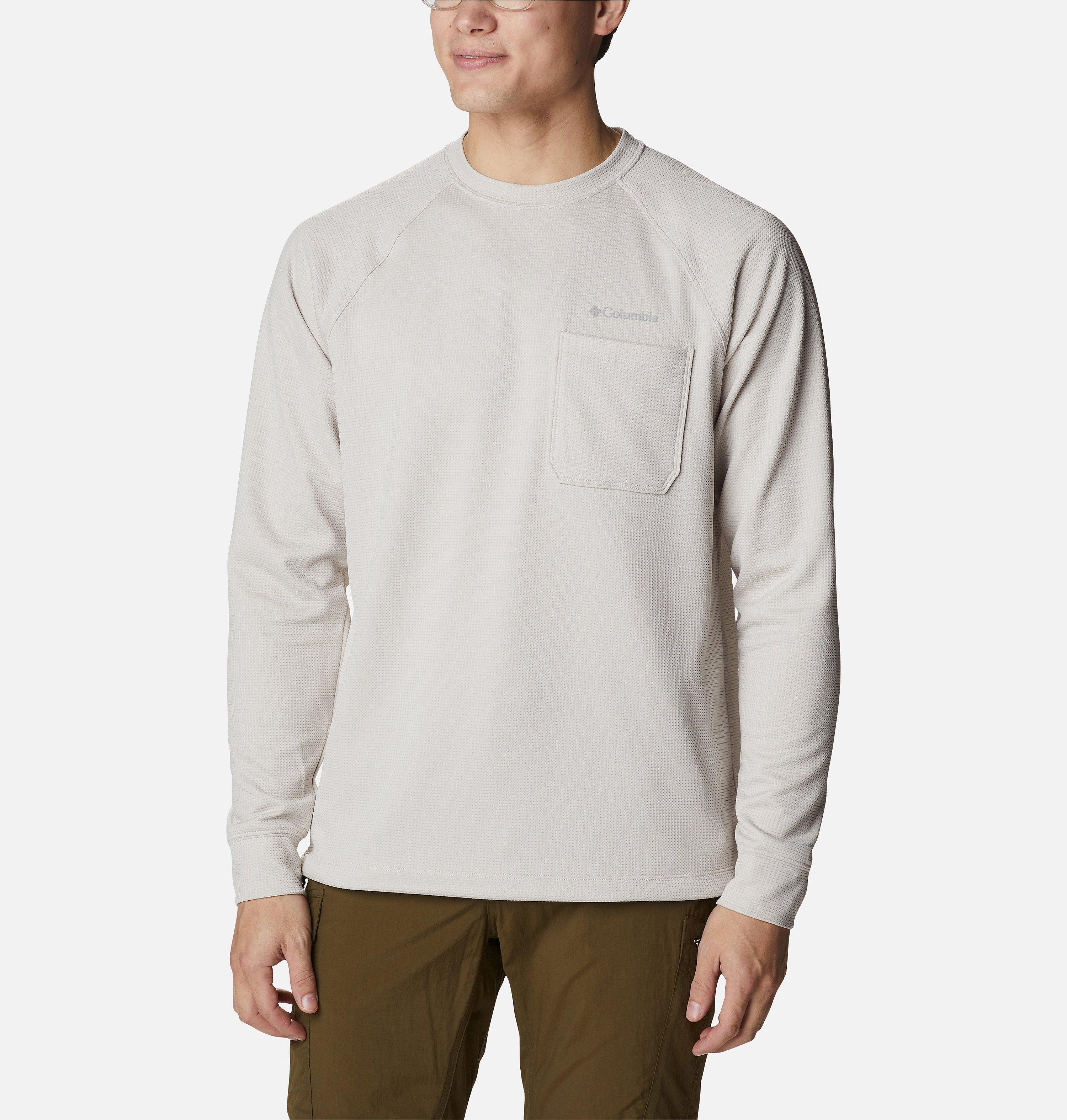 Men's Black Mesa Waffle Knit Crew | Columbia