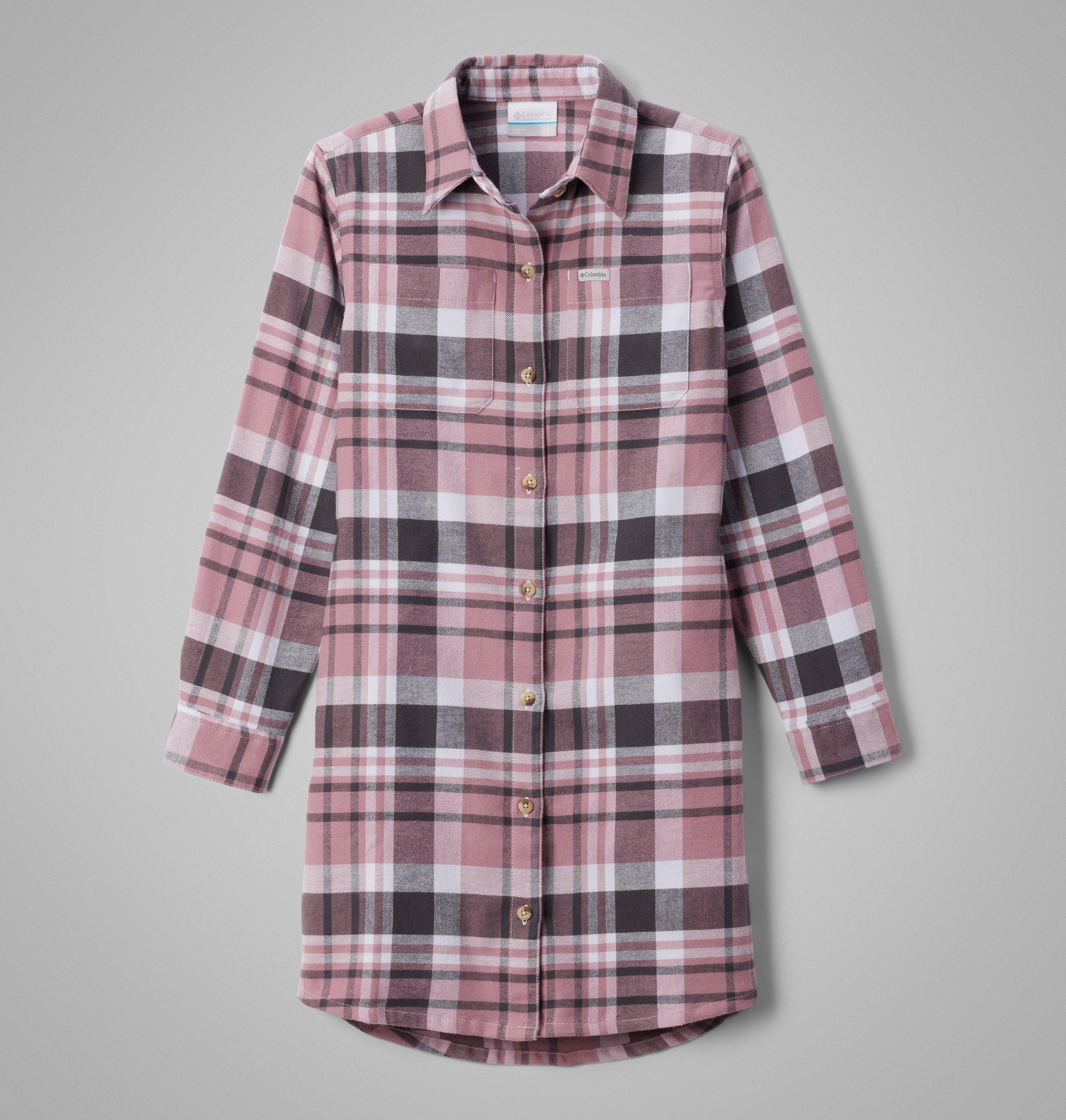 Girls' Calico Basin Flannel Long Sleeve Dress | Columbia