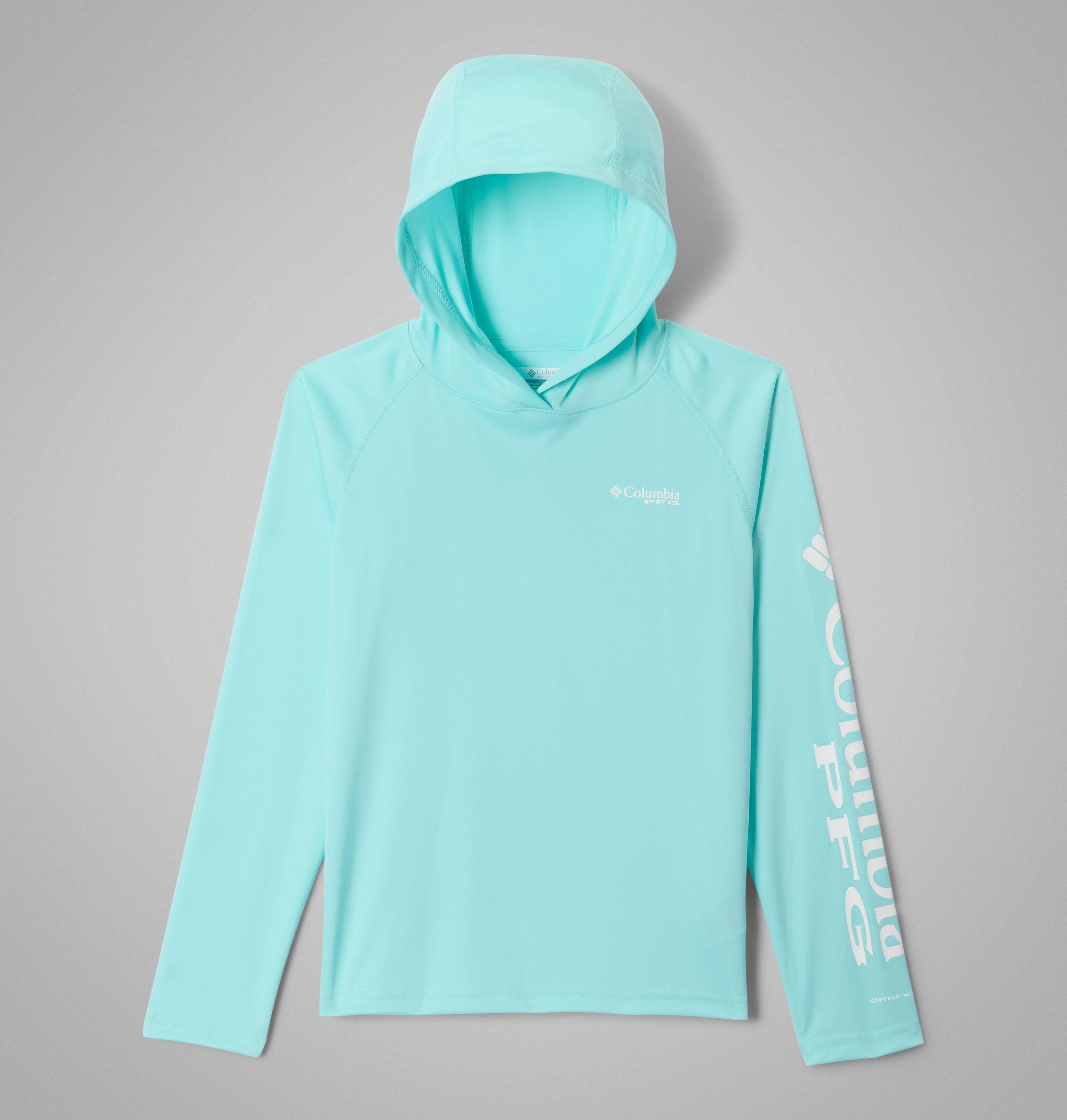 Kids' PFG Deep Waves Long Sleeve Hoodie | Columbia